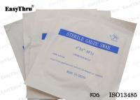 China 100% Cotton Medical Gauze Pad Absorbent Pure White Disposable 4 Ply 10x10cm with X Ray for sale