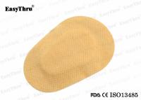 China Sterile Non Woven Oval Eye Pad Plaster 6.3x5.7cm Medical Bandage Tape for sale