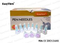 China ISO13485 Medical Insulin Pen Needle 31G 6mm 5 Bevels Disposable Safety Syringe for sale