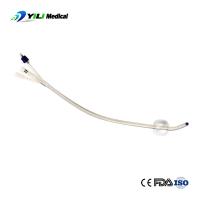 China Dufour Tip 3 Way Silicone Catheter Transparent Multiscene FR6 FR8 for sale