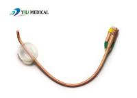 China ISO 3 Way Latex Foley Catheter Balloon 60-80ml Silicone Coated for Male for sale