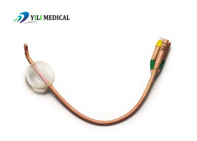 China ISO 3 Way Latex Foley Catheter Balloon 60-80ml Silicone Coated for Male for sale