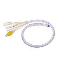 China Silicone Foley Catheter Balloon Capacity 5-30ml Transparent 40cm Length for sale