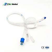 China Medical Grade Silicone 3 Way Foley Catheter 16Fr 24Fr 30ml Balloon Urinary Catheter for sale
