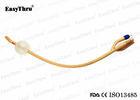 China Dufour Tip Reinforced Latex Foley Catheter 50ml-80ml Balloon 3 Way Silicone Coated for sale