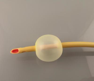 China Dufour Tip Reinforced Latex Foley Catheter 50ml-80ml Balloon 3 Way Silicone Coated for sale