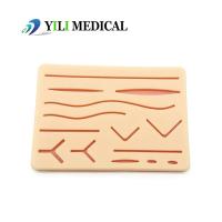 China Tear Resistant Silicone Suture Pad For Medical Students Suture Training Pad for sale