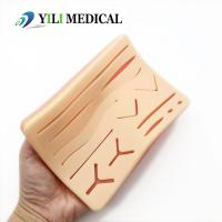 China Tear Resistant Silicone Suture Pad For Medical Students Suture Training Pad for sale