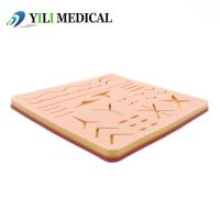 China Medical Grade Silicone Wound Suture Practice Pad With Realistic Texture for sale