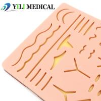 China Medical Grade Silicone Wound Suture Practice Pad With Realistic Texture for sale