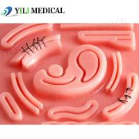 China Ultralarge Abdominal Cavity Silicone Simulation Pad Laparoscopic Suture Practice Training Model Pad for sale