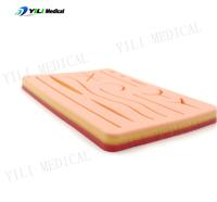 China Student Suture Practice Kit Elastic Silicone Wound Pad For Surgery for sale