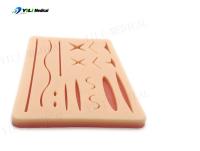 China Realistic Skin Silicone Wound Suture Pad Trauma Simulation Training Wound Treatment Practice for sale