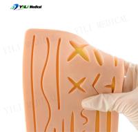 China Realistic Skin Silicone Wound Suture Pad Trauma Simulation Training Wound Treatment Practice for sale