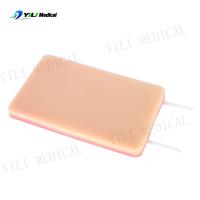 China Silicone Venipuncture Practice Pad Skin Color IV Training Pad for Medical Students Nurse 10ml for sale