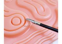 China Silicone Abdominal Suture Pad 14x14x1.5cm Laparoscopic Training Model for Medical Students for sale