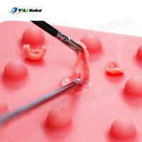 China Stripping Shears Laparoscopic Surgical Suture Training Pad Silicone Wound Skin Suture Kit for sale