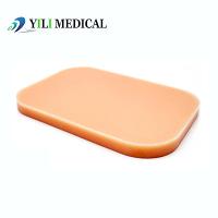 China Medical Teaching Skin Suture Pad Silicone DIY Wound Surgical Training Pad 150x108x13mm for sale