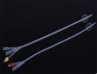 China 40cm Silicone Foley Catheter EO Gas Sterilized 5-30ml urinary Balloon Capacity for sale