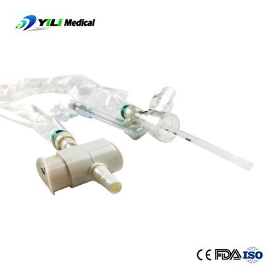 China Sterile 40cm EO Disposable Suction Catheter System Medical Grade PVC Closed System for sale