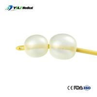 China Double Balloon Sterile Latex Foley Catheter Triple Way 40cm with Valve Customizable Size Fr16-Fr24 for sale