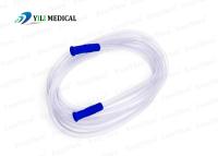 China Disposable Yankauer Suction Connecting Tube Medical Grade PVC 50cm Length EO Sterile for sale