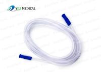 China Disposable Yankauer Suction Connecting Tube Medical Grade PVC 50cm Length EO Sterile for sale