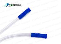 China Disposable Yankauer Suction Connecting Tube Medical Grade PVC 50cm Length EO Sterile for sale