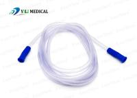 China Disposable Yankauer Suction Connecting Tube Medical Grade PVC 50cm Length EO Sterile for sale