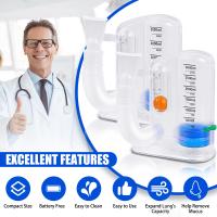 China Volumetric Incentive Spirometer Lung Exercise Device , One Ball Breathing Trainer for sale