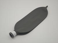 China OEM Black Disposable Anesthesia Breathing Bag 0.5L to 3L Rebreathing Bag for Ventilator Circuit for sale