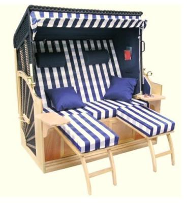 China All Weather Waterproof Roofed Wicker Beach Chair & Strandkorb For Garden for sale