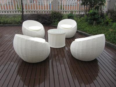 China Comfortable Outdoor Rattan Furniture Sofa Chair Set For Garden for sale