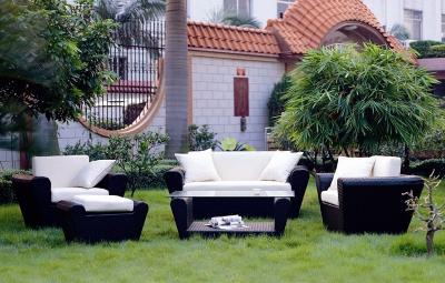 China 5pcs garden cane furniture sofas for sale
