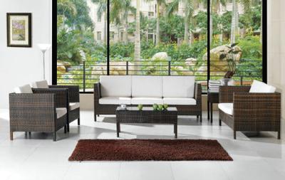 China 5pcs living room rattan sofas for sale