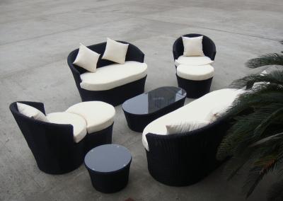 China 8pcs hot rattan and wicker furniture for sale