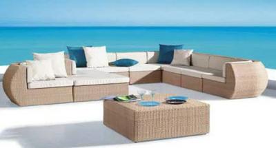China 7pcs patio luxury rattan furniture for sale