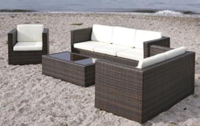 China 4pcs balcony wicker sofas for sale