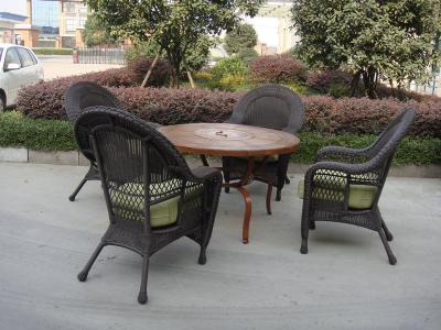 China 5pcs luxury America barbecue dining furniture for sale