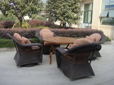 China 5pcs luxury America barbecue dining furniture for sale