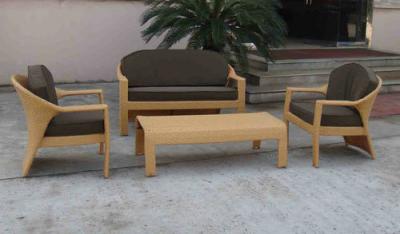 China 4pcs new design PE rattan furniture for sale