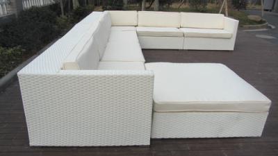 China 8pcs cheap PE rattan garden sofas for sale