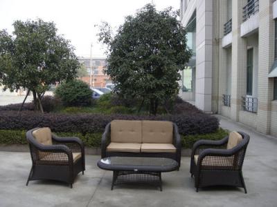 China 3pcs poly cane pool furntiure for sale