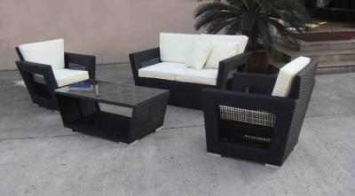 China 5pcs PE wicker patio furntiure for sale