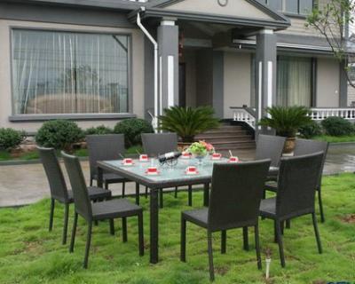 China 9pcs rattan sofa set for sale