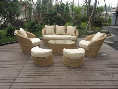 China garden rattan sofa set for sale