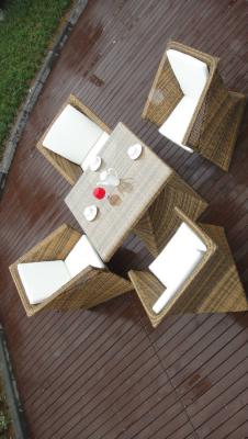 China (5pcs)=4pcs chair+1pcs table for sale