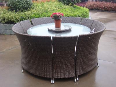 China Outdoor Rattan Garden Dining Sets , All Weather Waterproof Sofa for sale