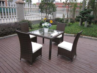 China Excellent Rattan Garden Dining Sets For Dining Room / Conservatory for sale