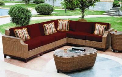 China 8pcs wicker outdoor furniture for sale
